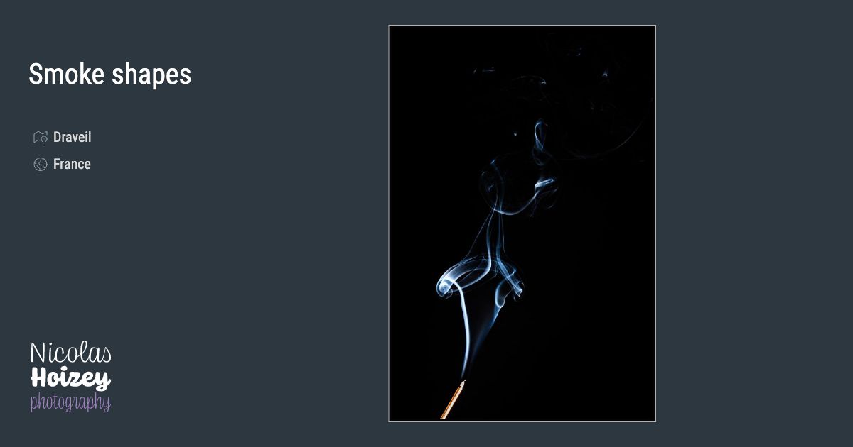 Smoke shapes — Nicolas Hoizey photography